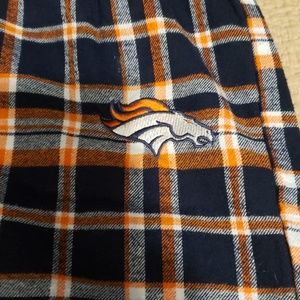 NFL | Intimates & Sleepwear | Denver Broncos Plaid Flannel Pajama Pants ...
